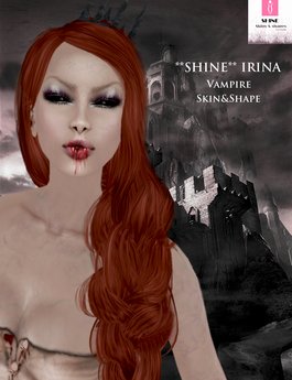 Second Life Marketplace - **SHINE** Irina vampire/ Skin pack